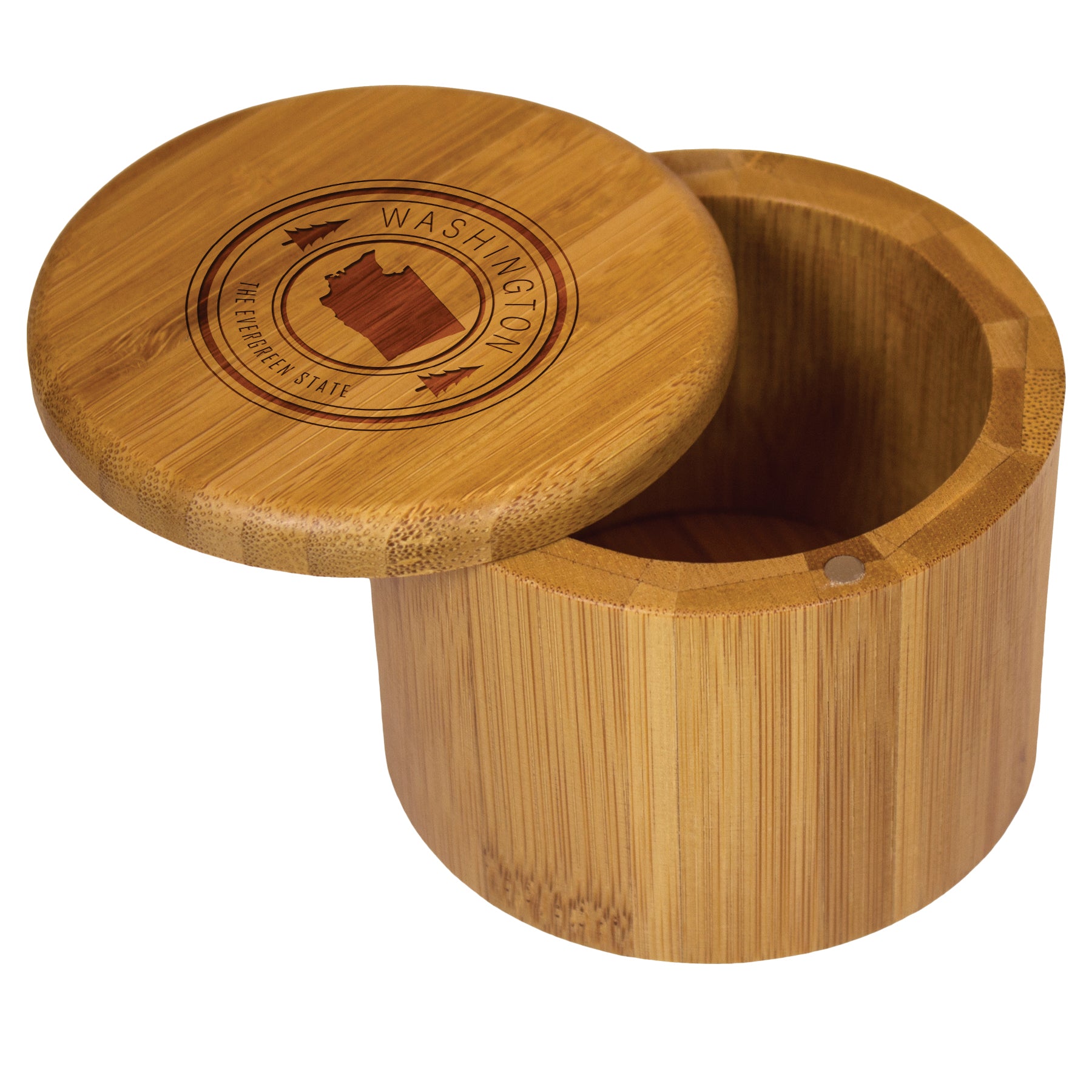 Washington State Stamp Series Salt Box – Totally Bamboo Wholesale
